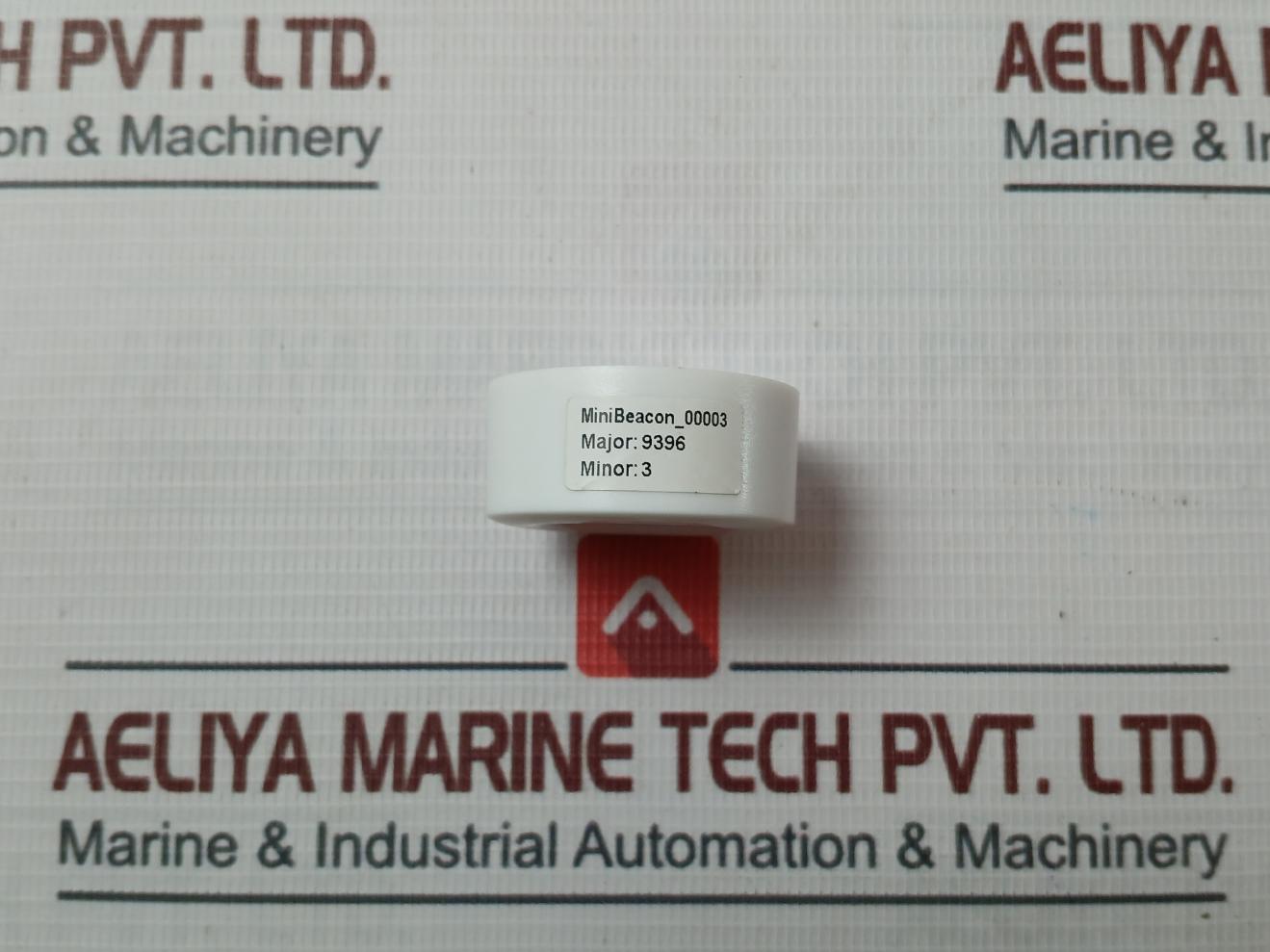00003 Round Shape White Case Mini Beacon Unit – Aeliya Marine Tech
