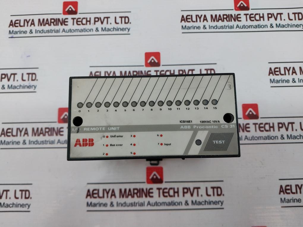 Abb Cs 31 Icsi16E1 Procontic I/O Remote Unit 120Vac 50/6Hz 10Va (Input – Aeliya Marine Tech