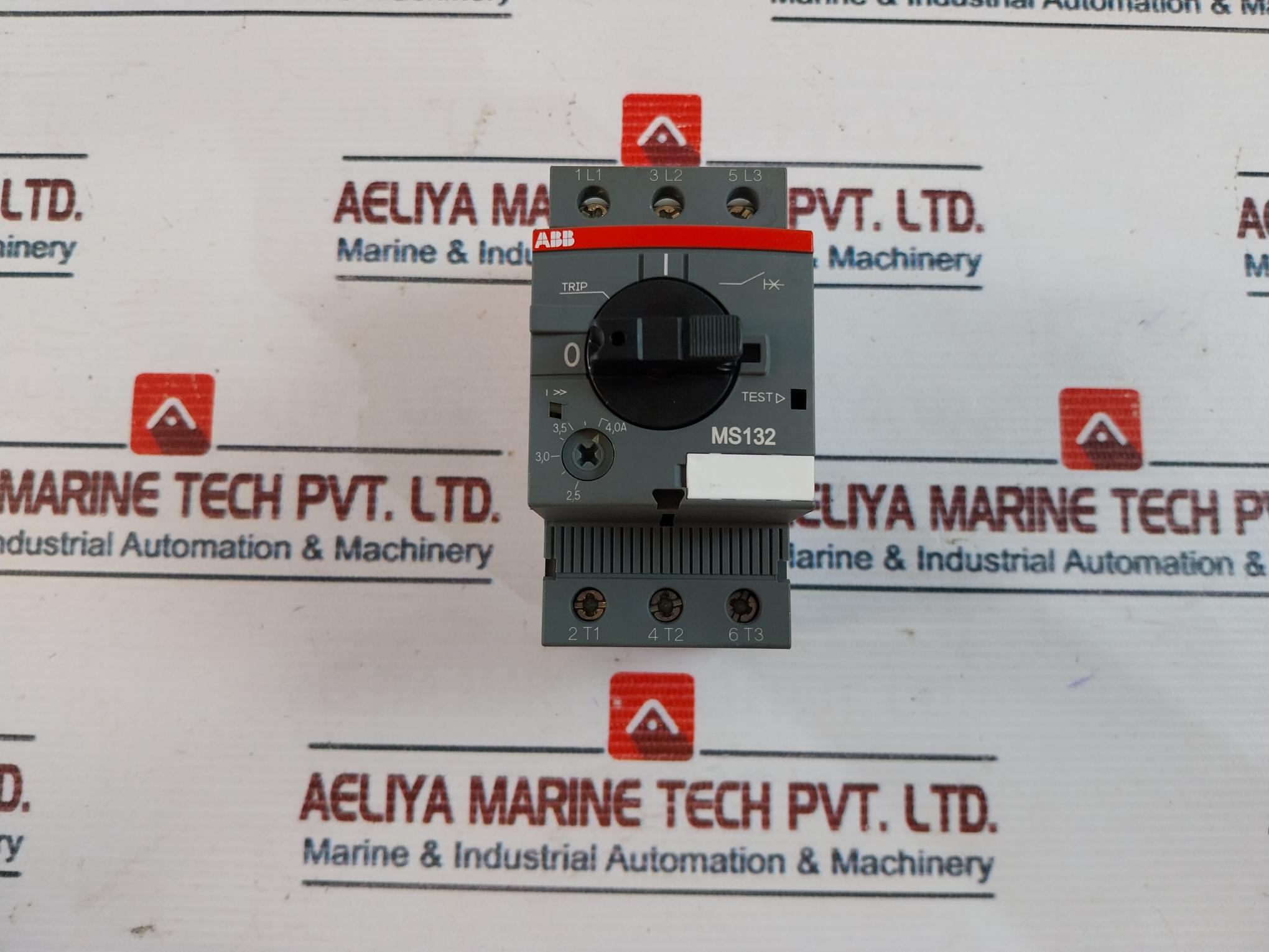 ABB MS132-4.0 Manual Motor Starter Cat A 50/60Hz – Aeliya Marine Tech
