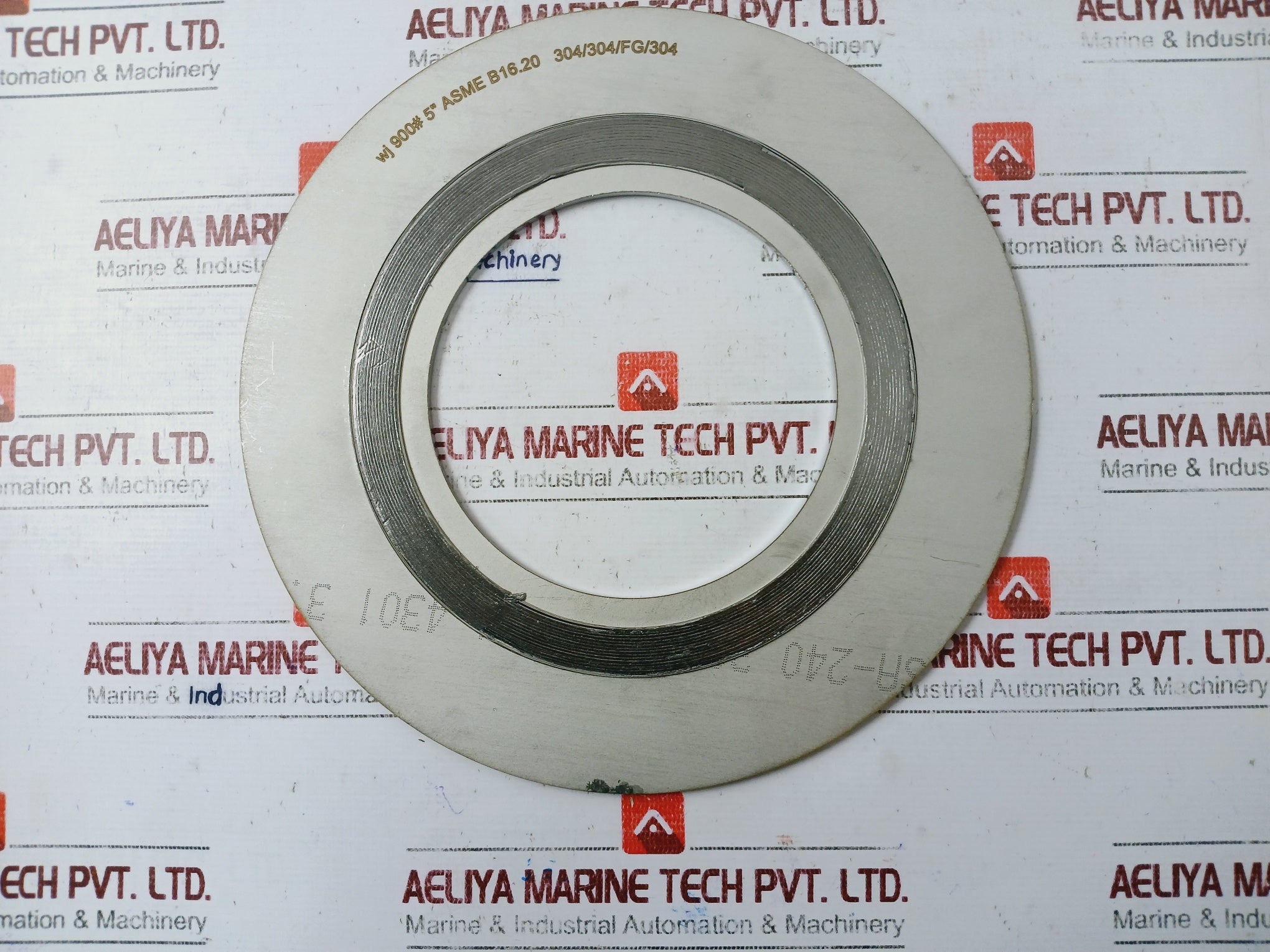 Asme B16.20 Spiral Wound Gasket 304/304/Fg/304 900 5Inch – Aeliya Marine Tech