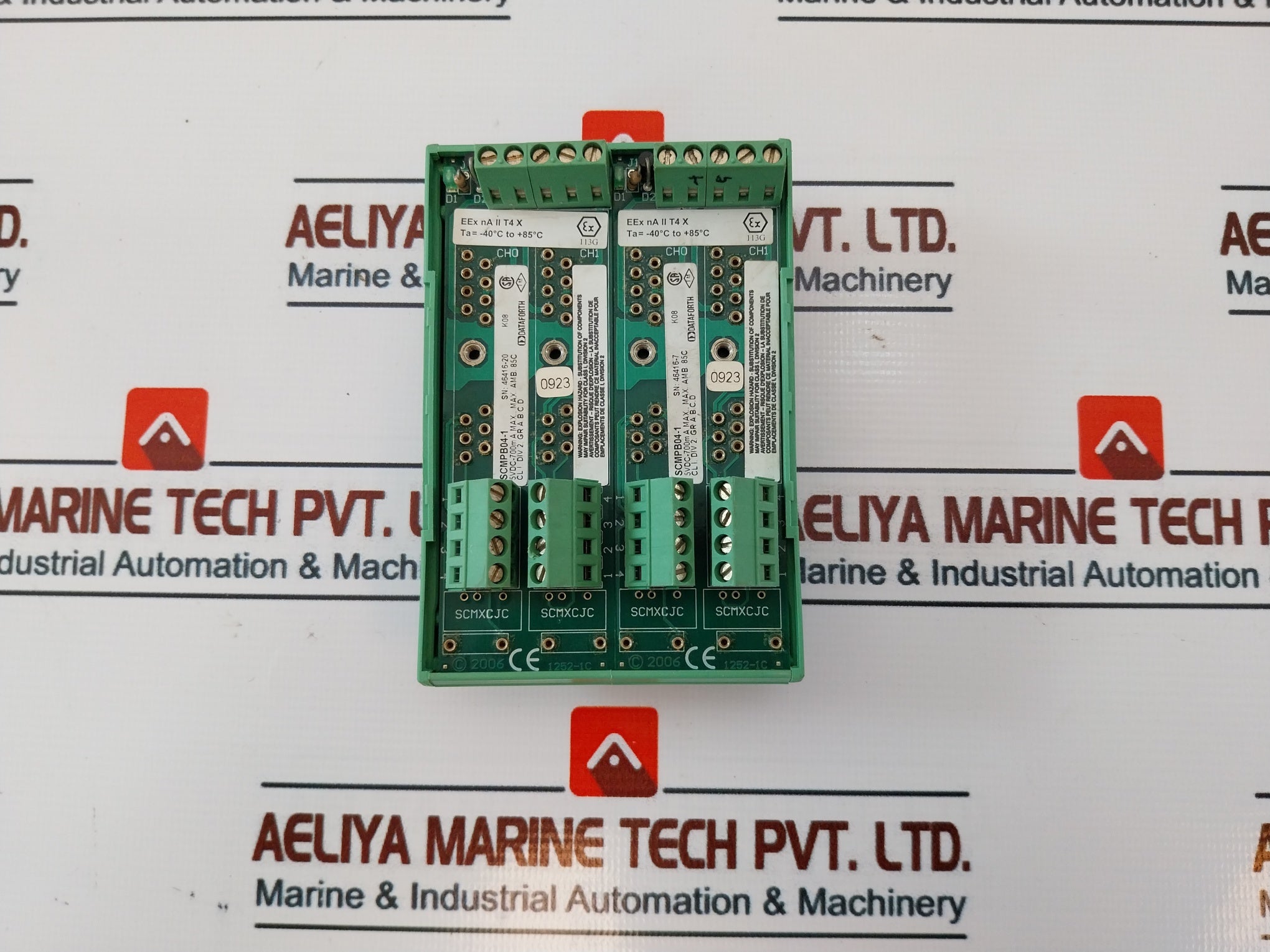 Dataforth Scmpb04-1 Analog Dual Channel Backpanel Module – Aeliya Marine Tech