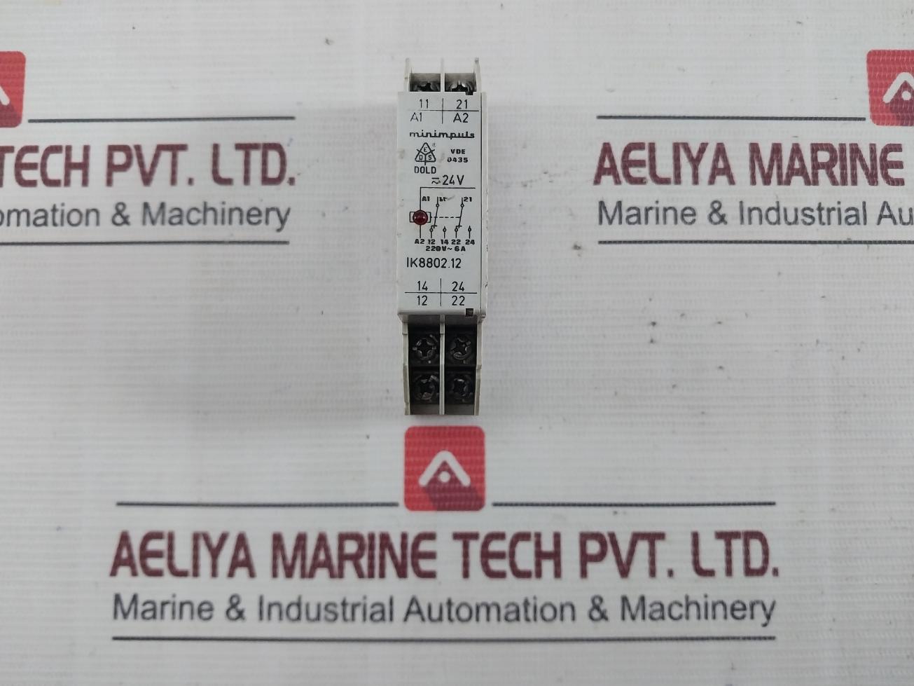 Dold Ik8802.12 Minimpuls Interface Relay Ac Dc 24V Vde0435 220V- 6A – Aeliya Marine Tech
