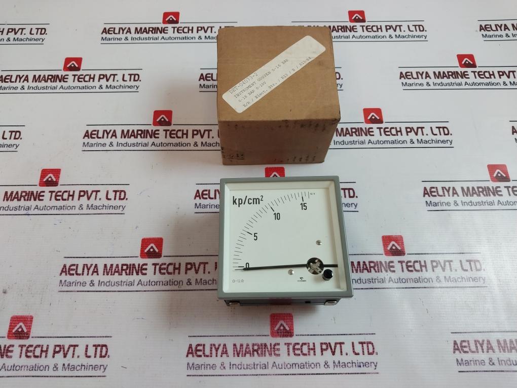 Gossen 0-15 Kp/cm2 Panel Meter 264085/01 10v/0-10v – Aeliya Marine Tech