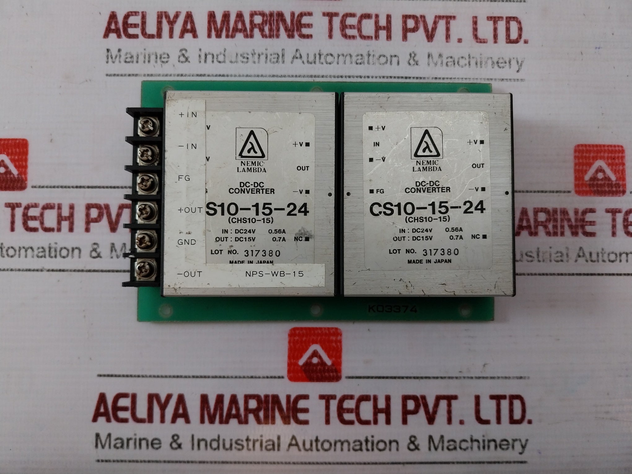 Nabco Nps-101-881 74740781 Pcb-dc-converter Cs10-15-24 Dc 24v, 0.56a – Aeliya Marine Tech