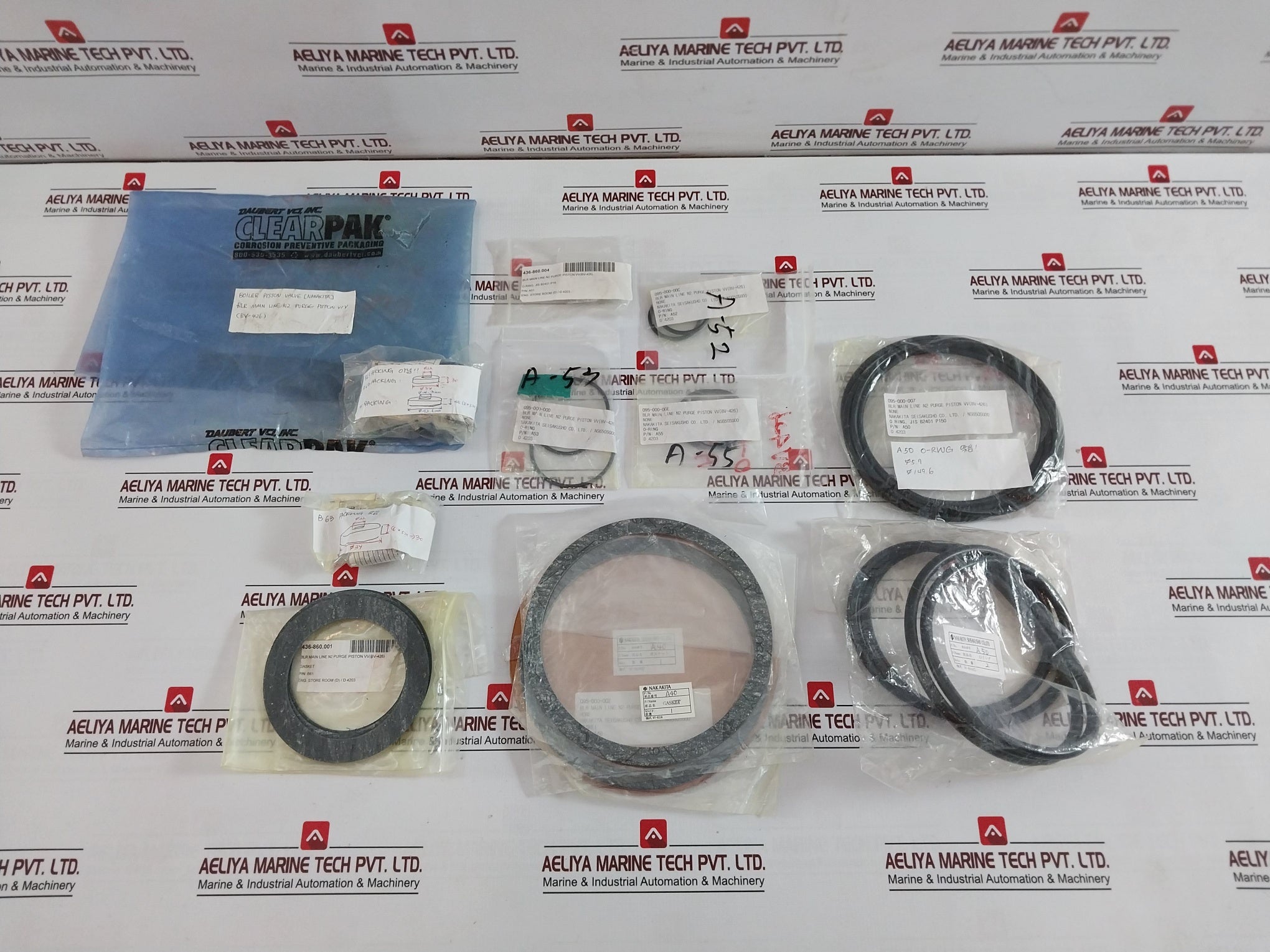 Nakakita Seisakusho A40 Boiler Piston Valve Packing & O-ring Kit B – Aeliya Marine Tech