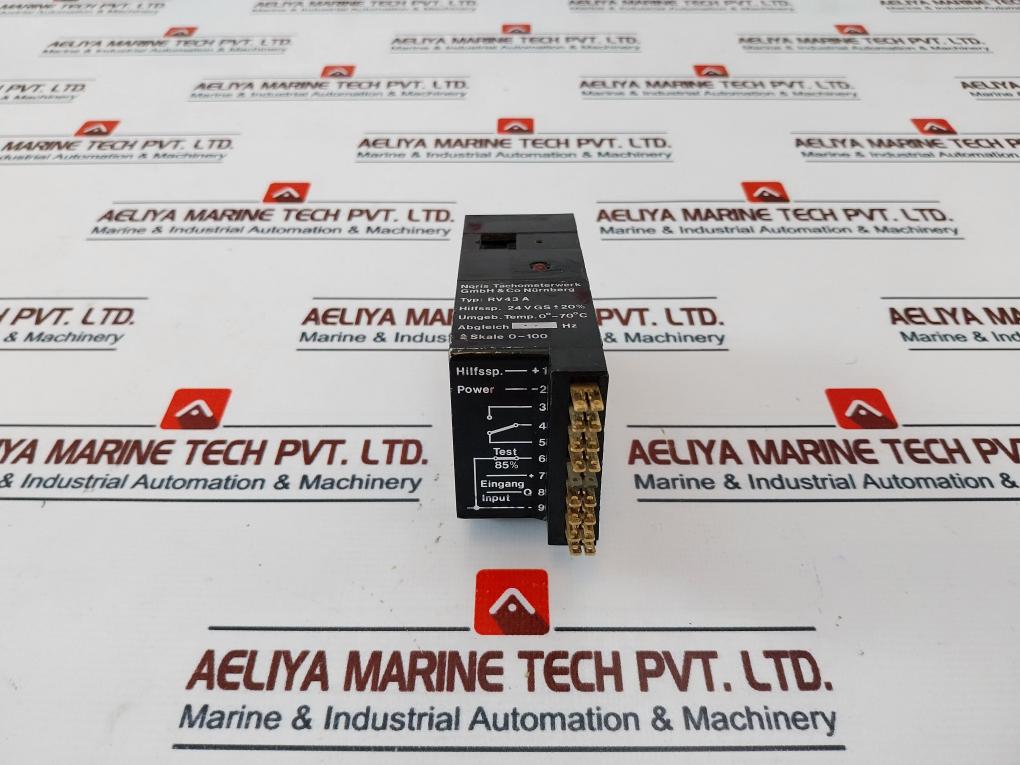 Noris Rv43A Limit Value Switch Module 24V Gs ±20% 24Vdc 0-100Hz – Aeliya Marine Tech