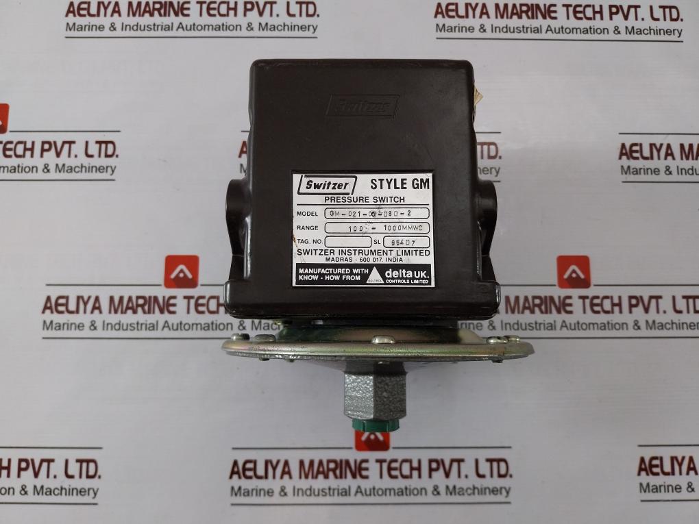 Switzer Gm-021-0O-d8D-2 Pressure Switch 100-1000Mmwc – Aeliya Marine Tech