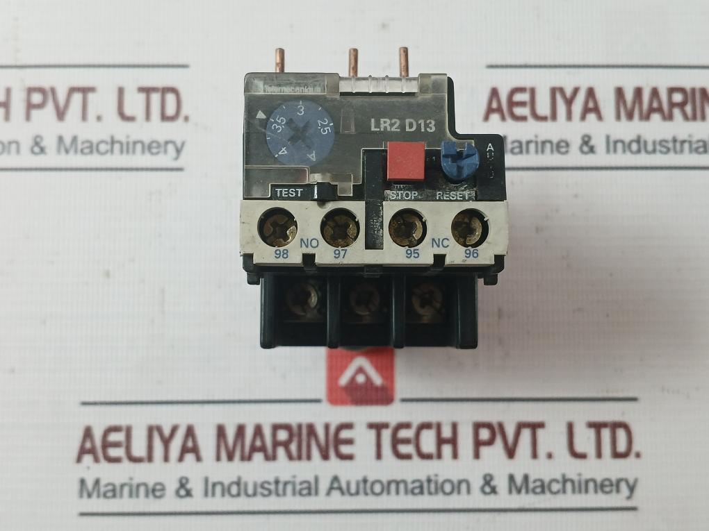 Telemecanique Lr2 D1307 Thermal Overload Relay Lc1 D/Lp1 D 1,6-2,5A B6 – Aeliya Marine Tech