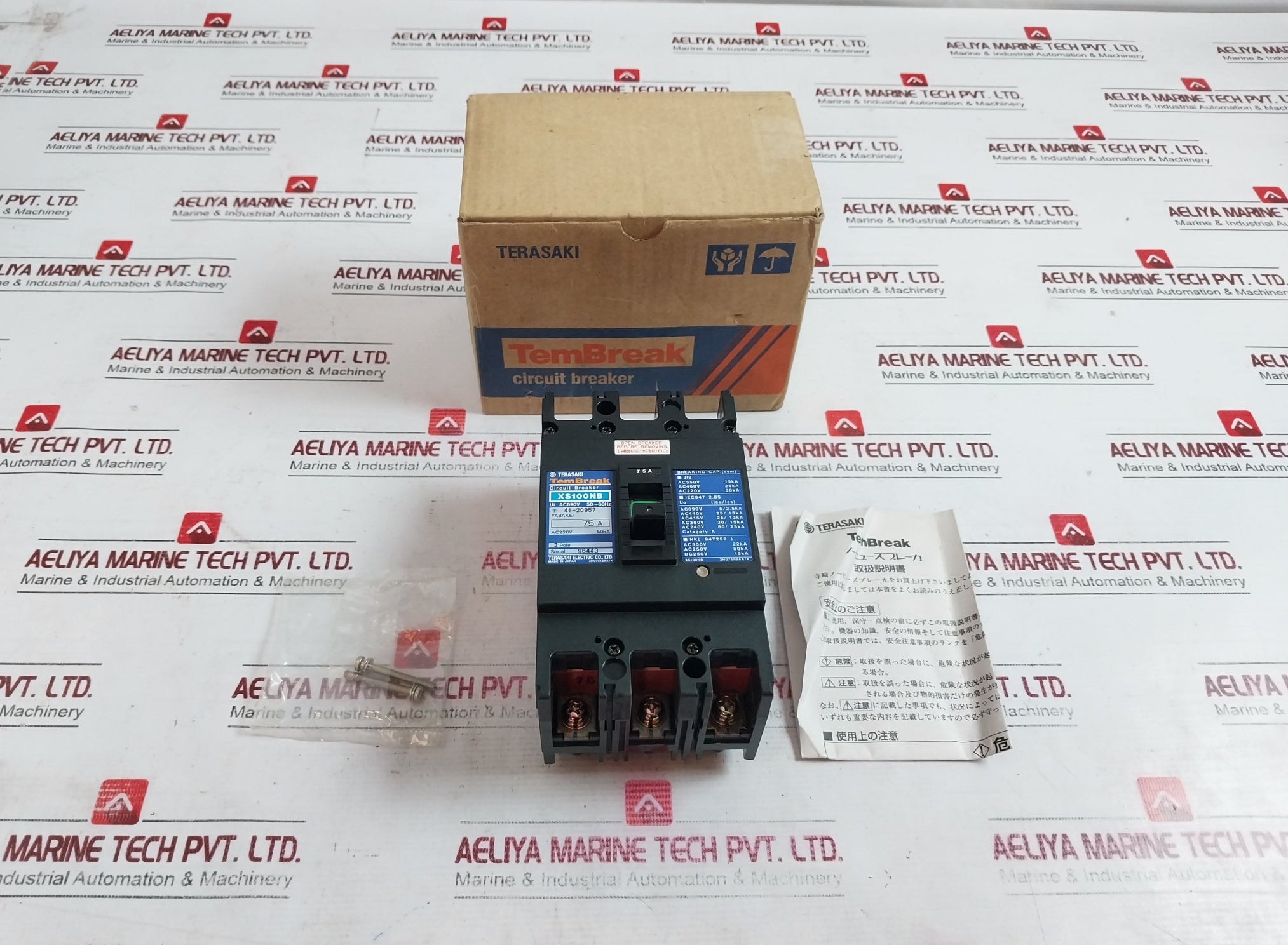 Terasaki Xs100Nb Tembreak Circuit Breaker 75A Ac220V 50Ka – Aeliya Marine Tech