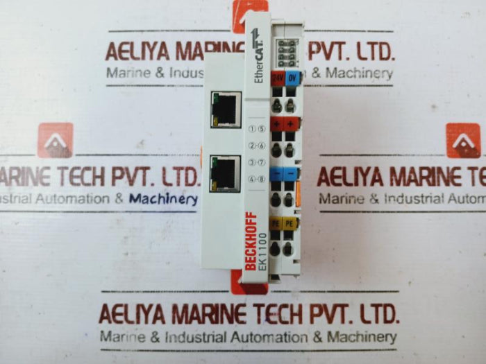 BECKHOFF EK1100 Coupler Ethercat Terminal FM20US0111X AWG 28-14 – Aeliya Marine Tech