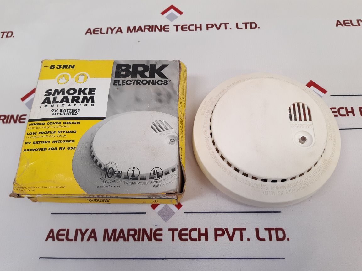Brk 83R Single Station Smoke Alarm Ionization – Aeliya Marine Tech