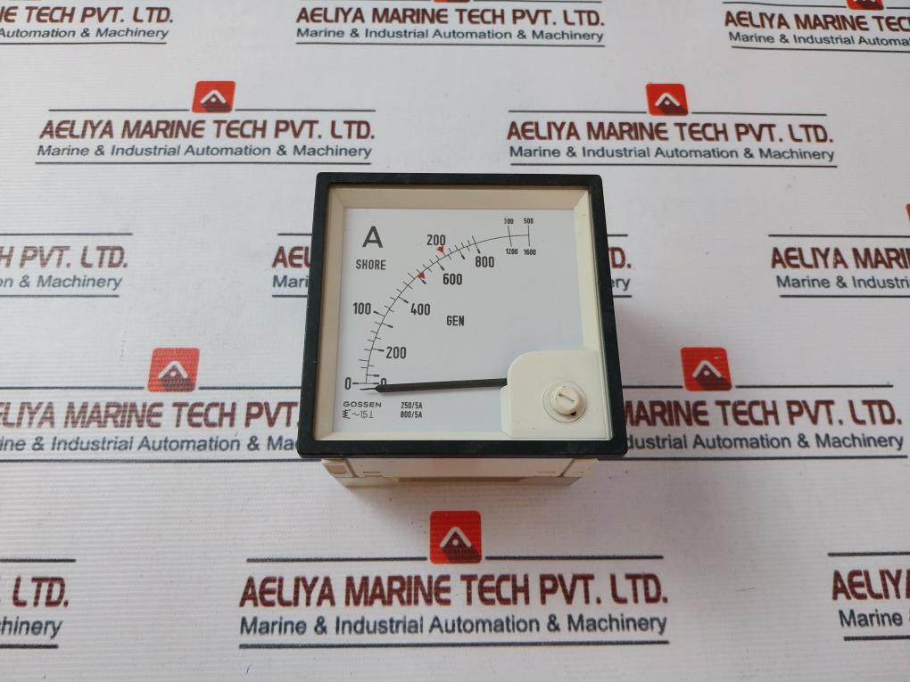 Gossen 0-800/1600 Gen A Analog Ammeter – Aeliya Marine Tech
