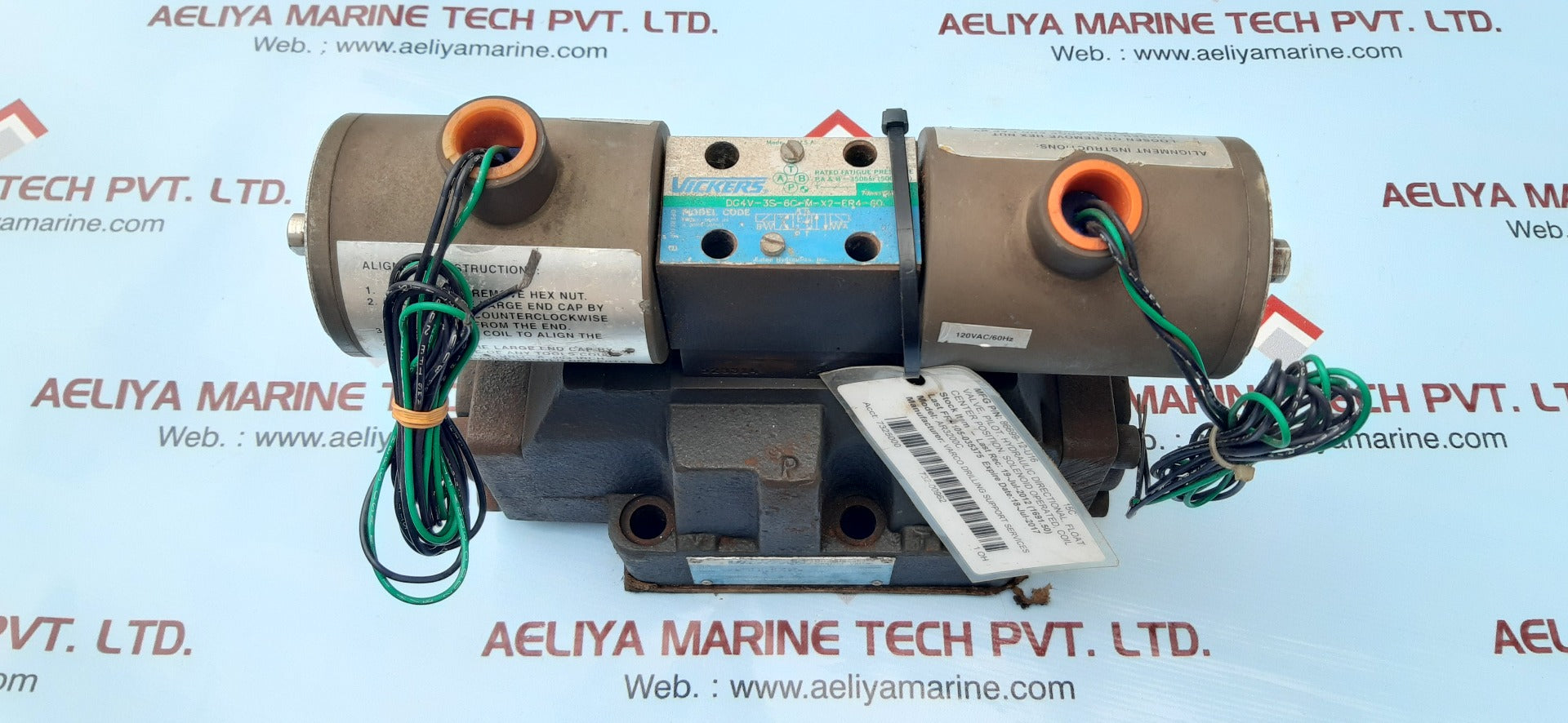 Eaton vickers dg4v-3s-6c-m-x2-er4-60 solenoid valve – Aeliya Marine Tech