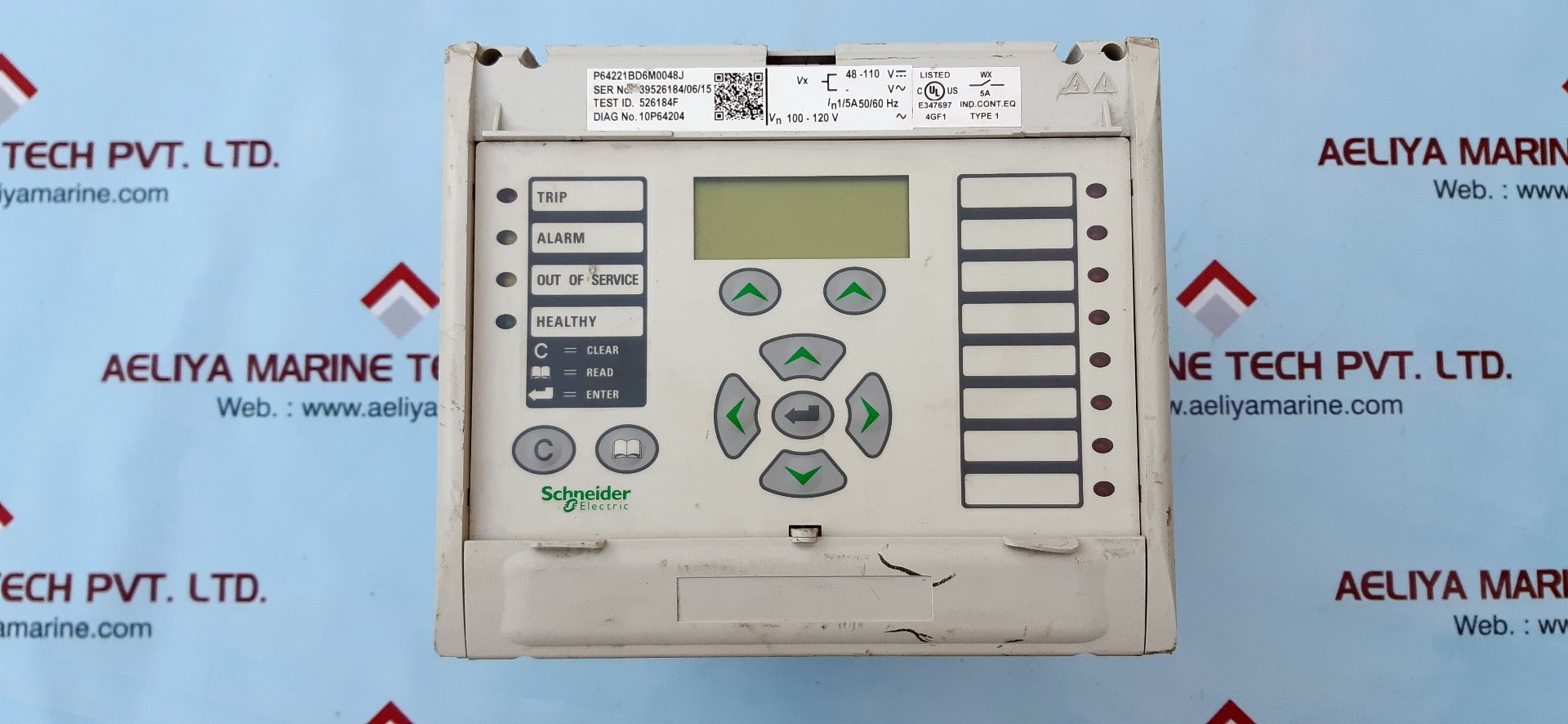 Schneider micom p642 current relay p64221bd6m0048j – Aeliya Marine Tech®