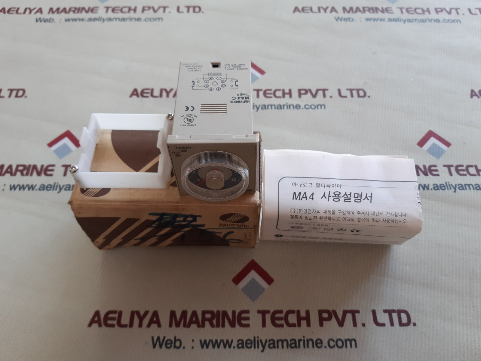 Hanyoung ma4-c multi timer 0.12sec~300hour 220vac – Aeliya Marine Tech®