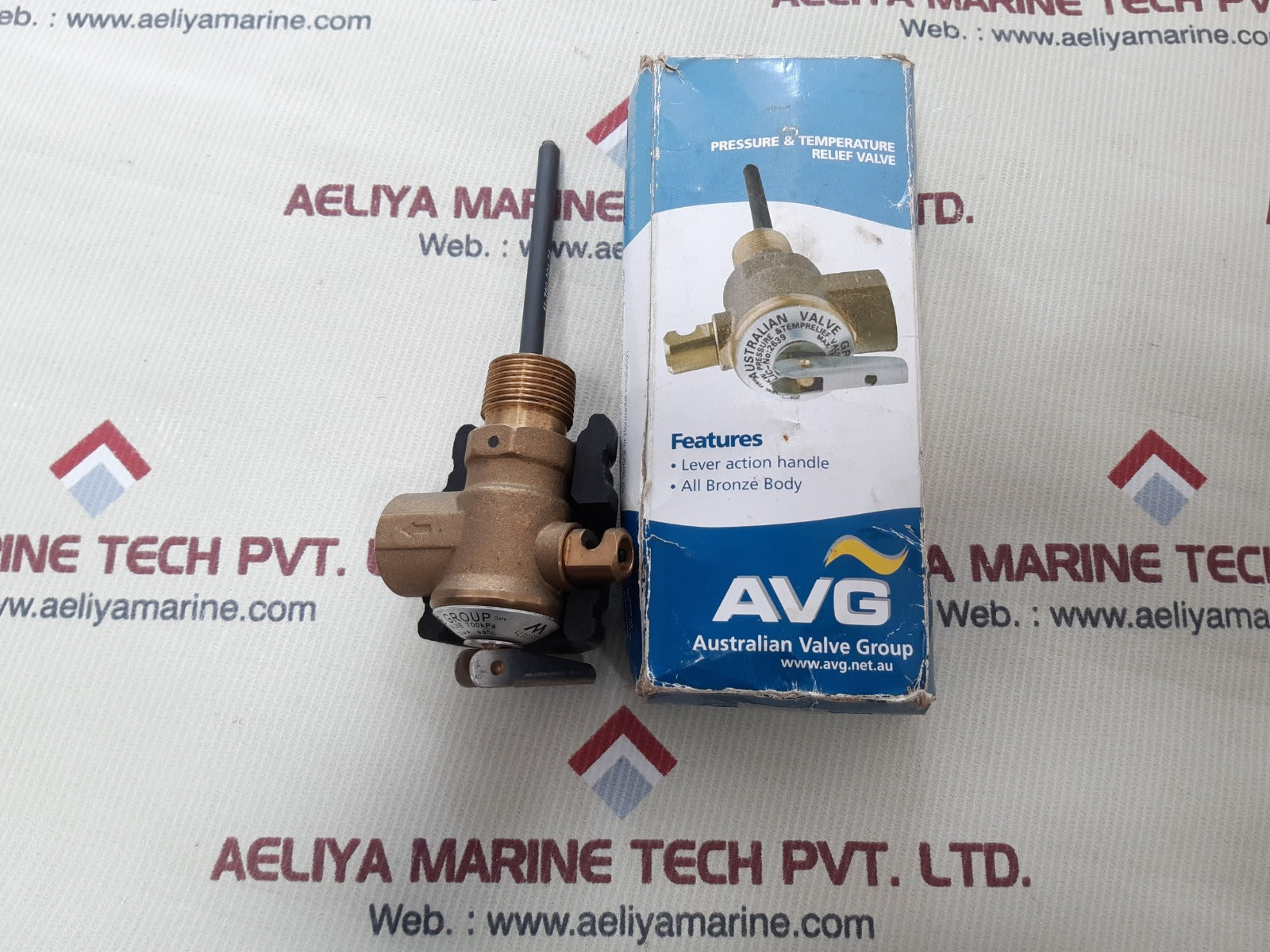 Avg ptr20 pressure & temp relief valve – Aeliya Marine Tech