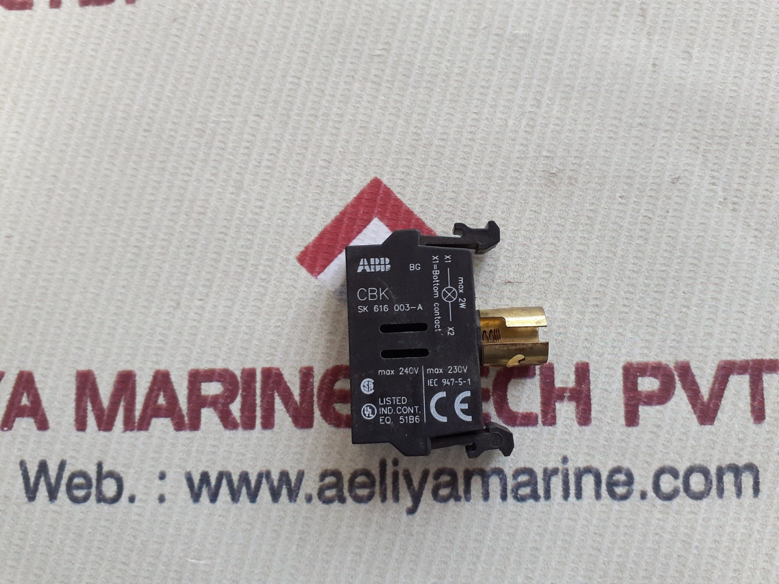 ABB cbk sk 616 003-a lamp block module – Aeliya Marine Tech