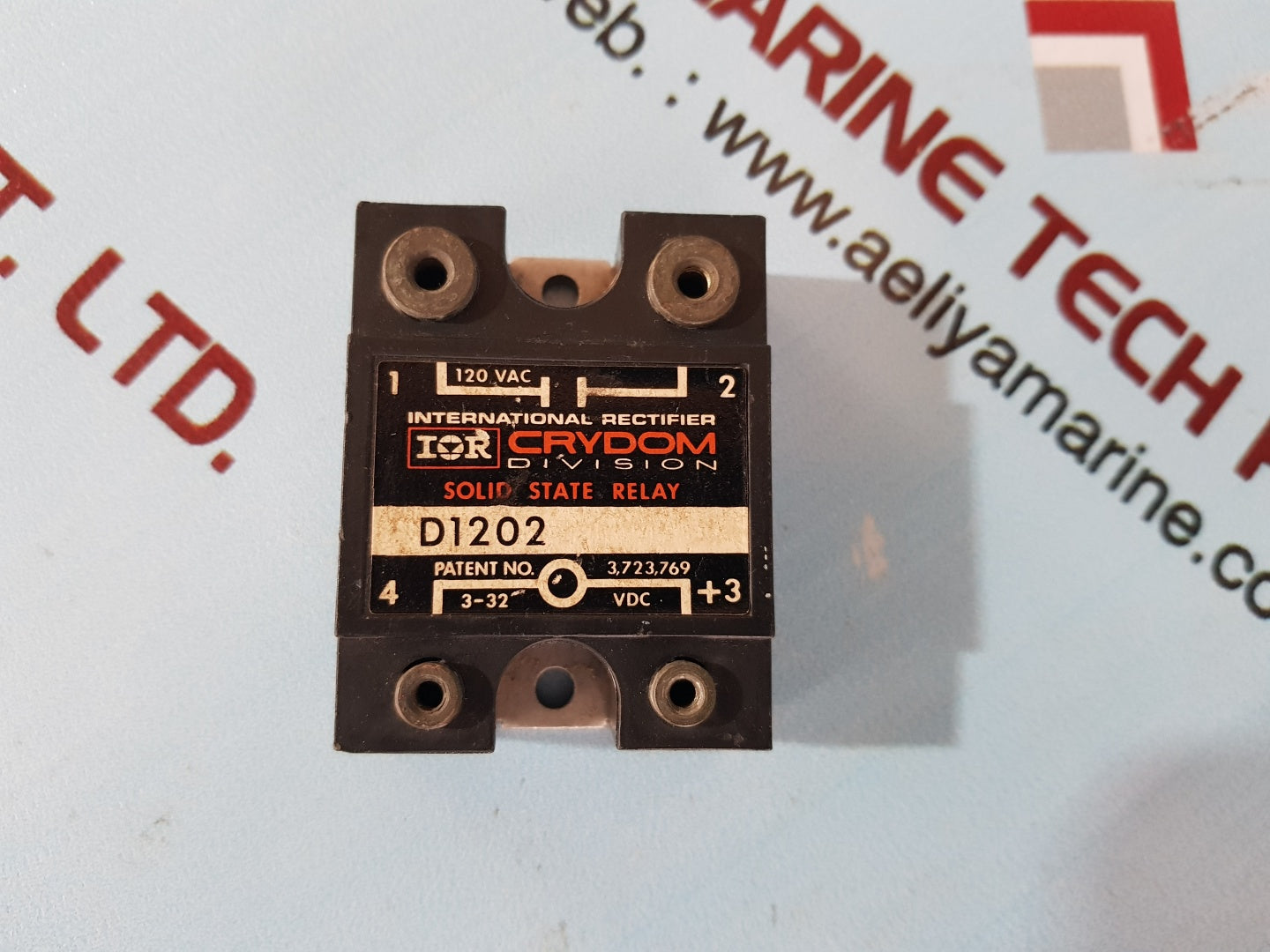Crydom d1202 solid state relay – Aeliya Marine Tech