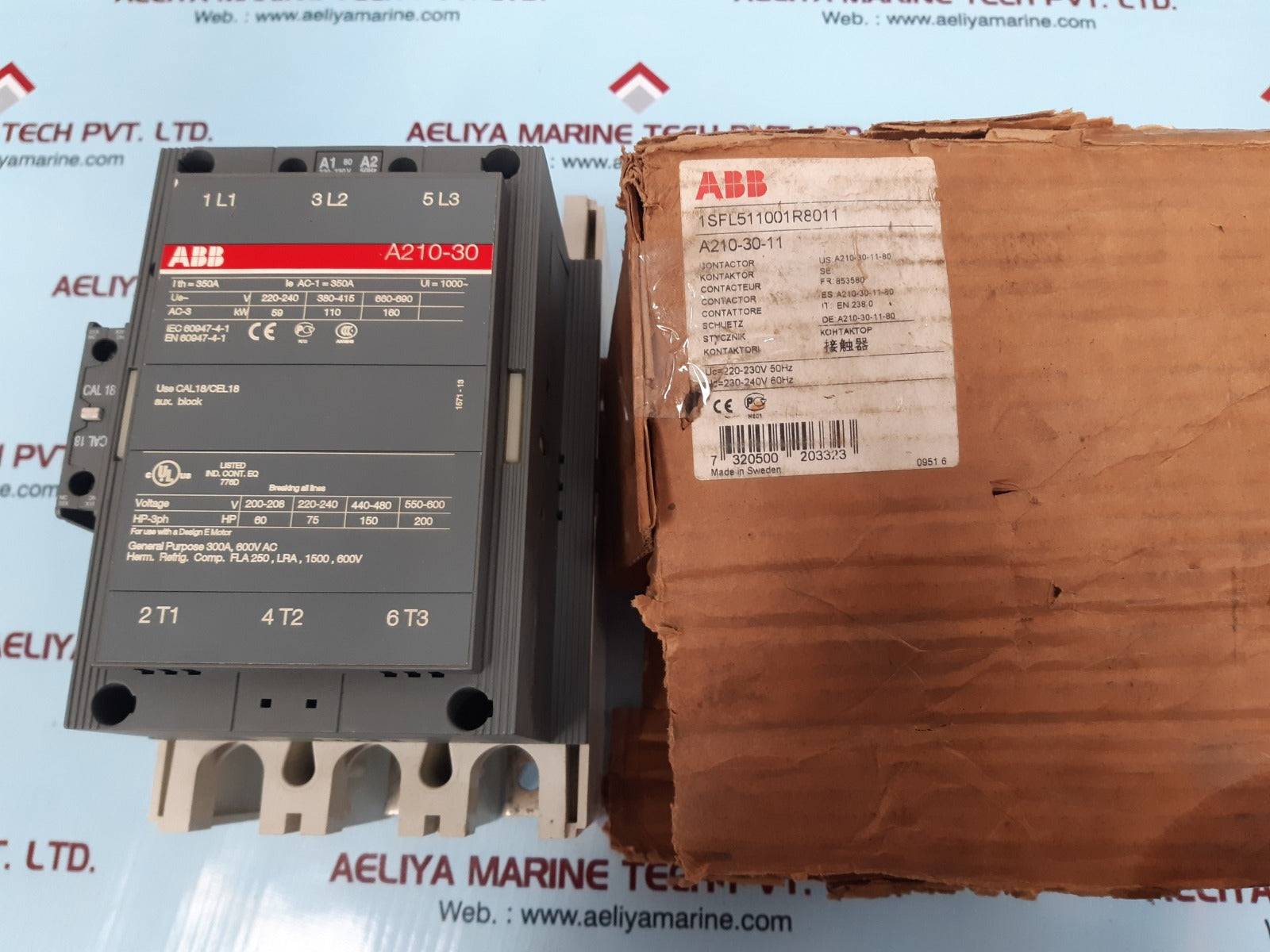 Abb a210-30 power contactor New – Aeliya Marine Tech®
