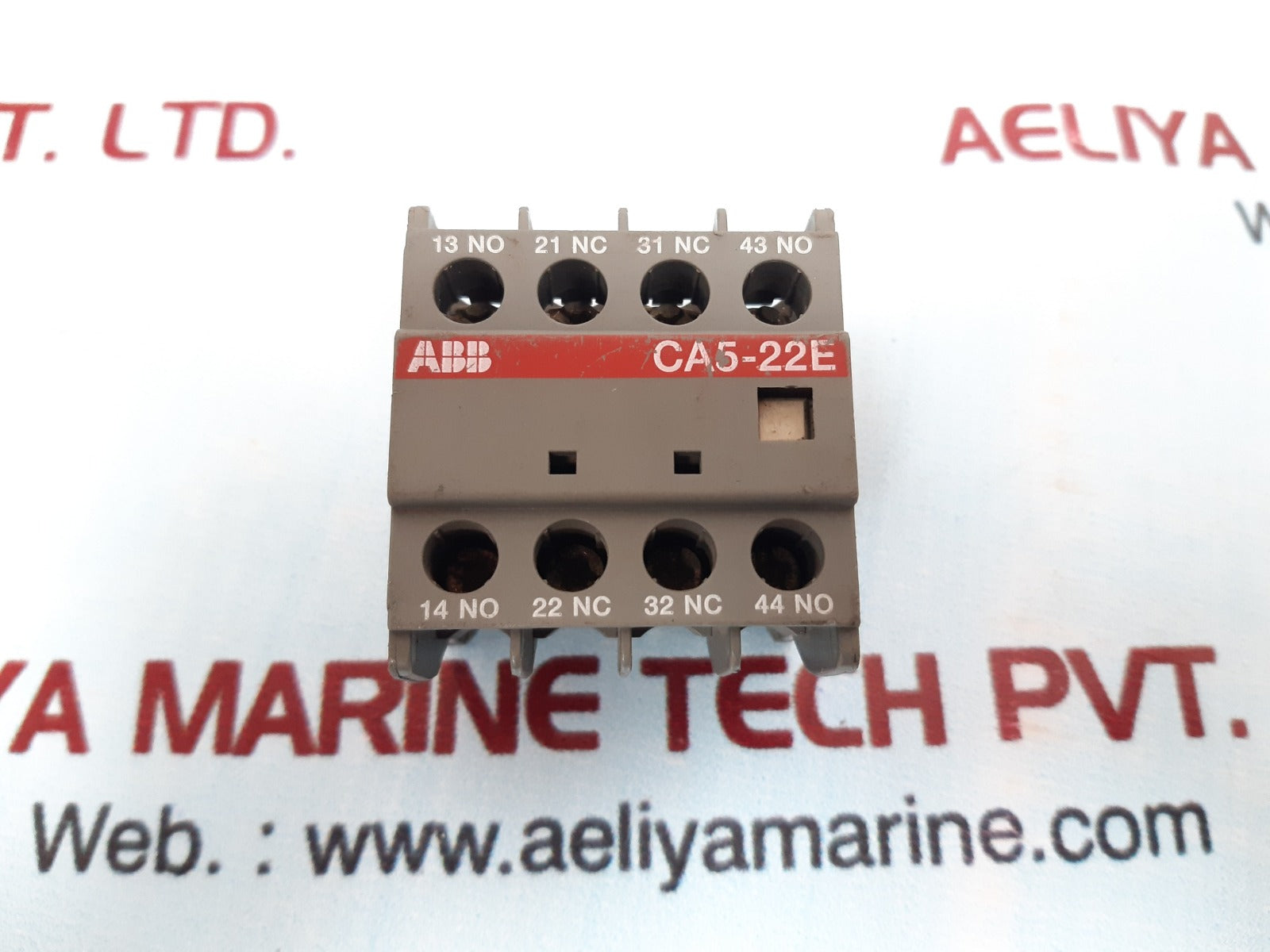 Lot Of 2X Abb Ca5-22E Auxiliary Contact Block 16A 690V – Aeliya Marine Tech