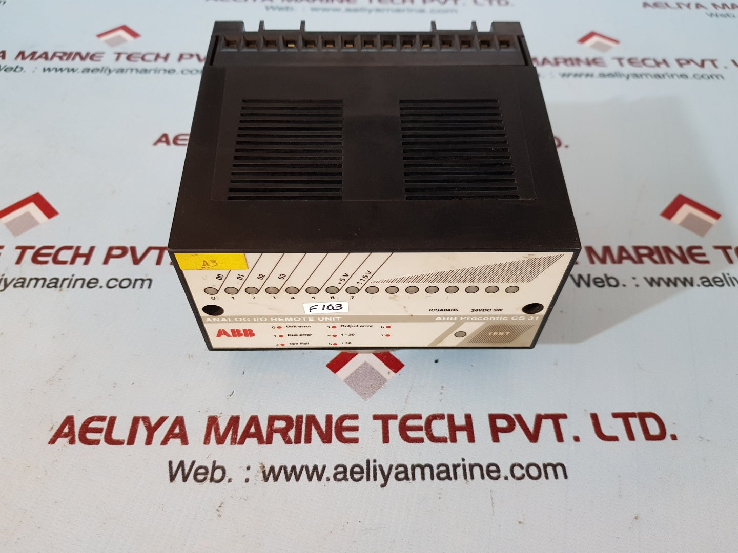 Abb procontic cs31 icsa04b5 analog i/o remote unit 24vdc 5w – Aeliya Marine Tech