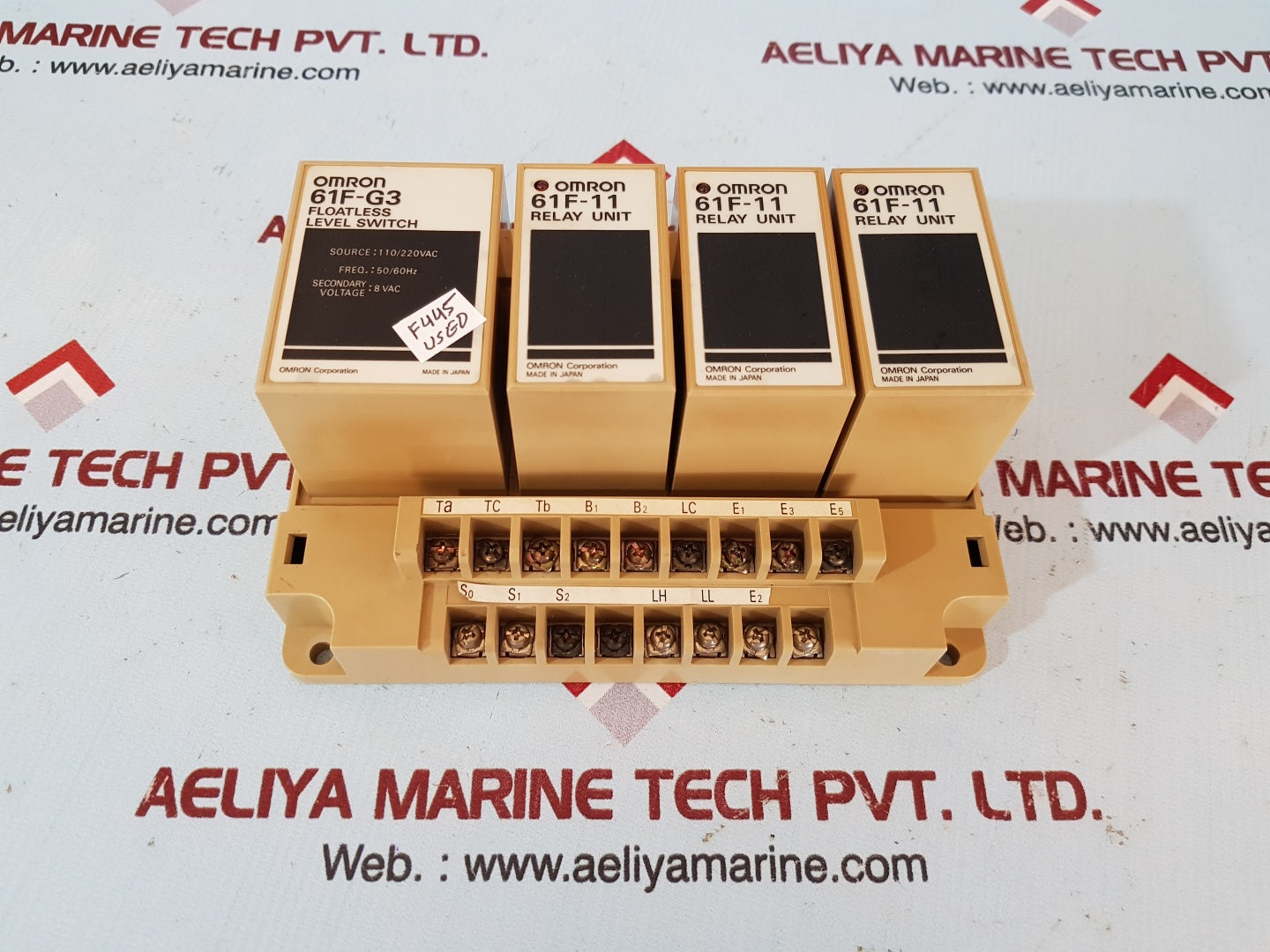 Omron 61f-g3 floatless level switch with 3 relay unit 61f-11 – Aeliya Marine Tech