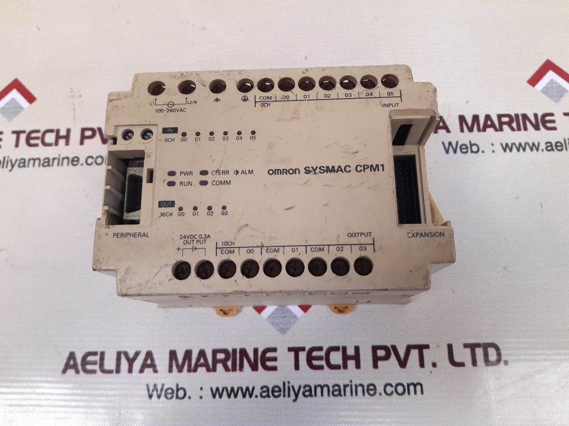 Omron cpm1-10cdr-a programmable controller Used – Aeliya Marine Tech®