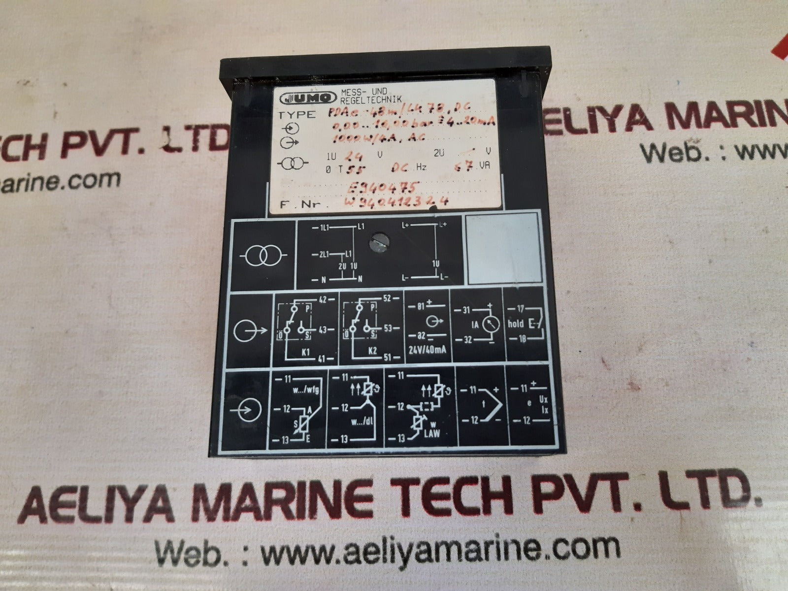 Jumo pdae-48m indicator operator panel – Aeliya Marine Tech