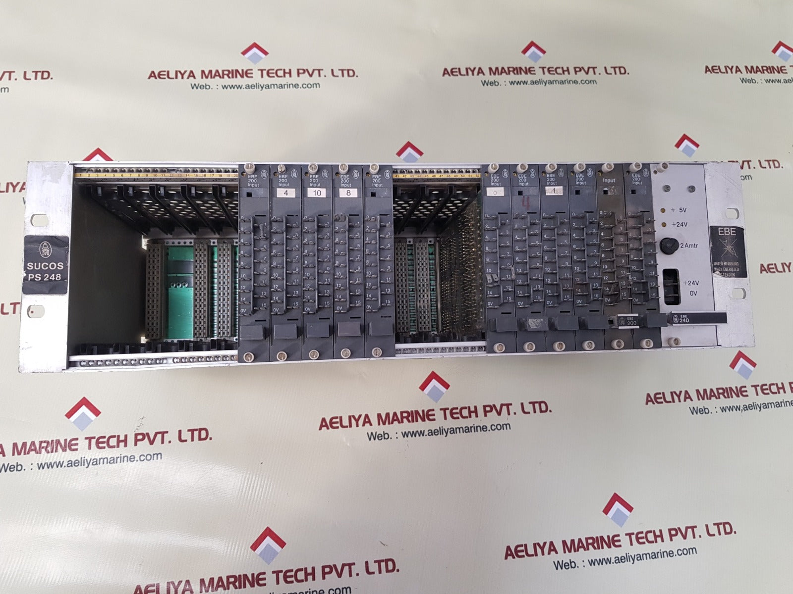 Klockner-moeller ebe 200 input module with ebe 240 power supply rack – Aeliya Marine Tech