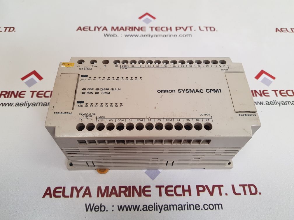 Omron cpm1-20cdr-a sysmac cpm1 programmable controller 60va – Aeliya Marine Tech