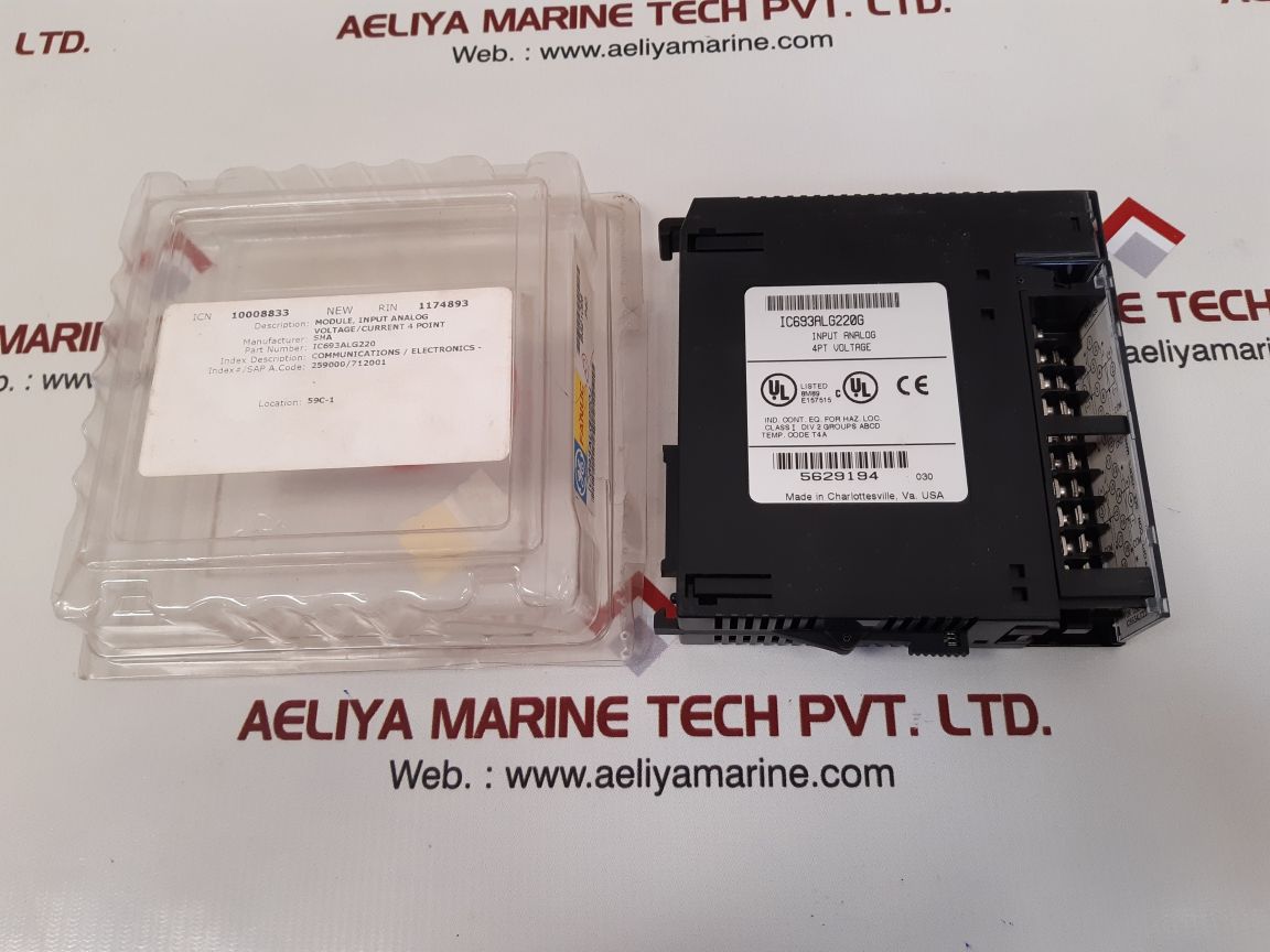 Ge fanuc ic693alg220g input analog module – Aeliya Marine Tech
