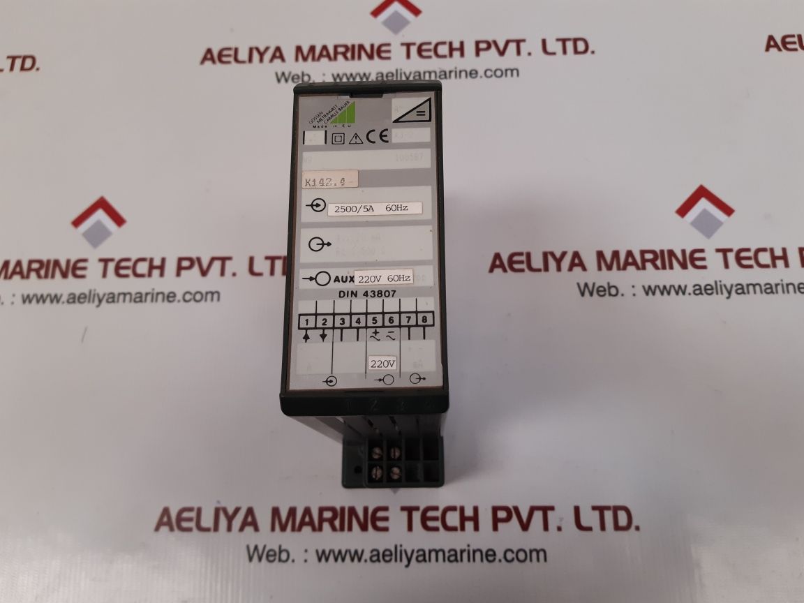 Gossen metrawatt k142.4 transducer – Aeliya Marine Tech®