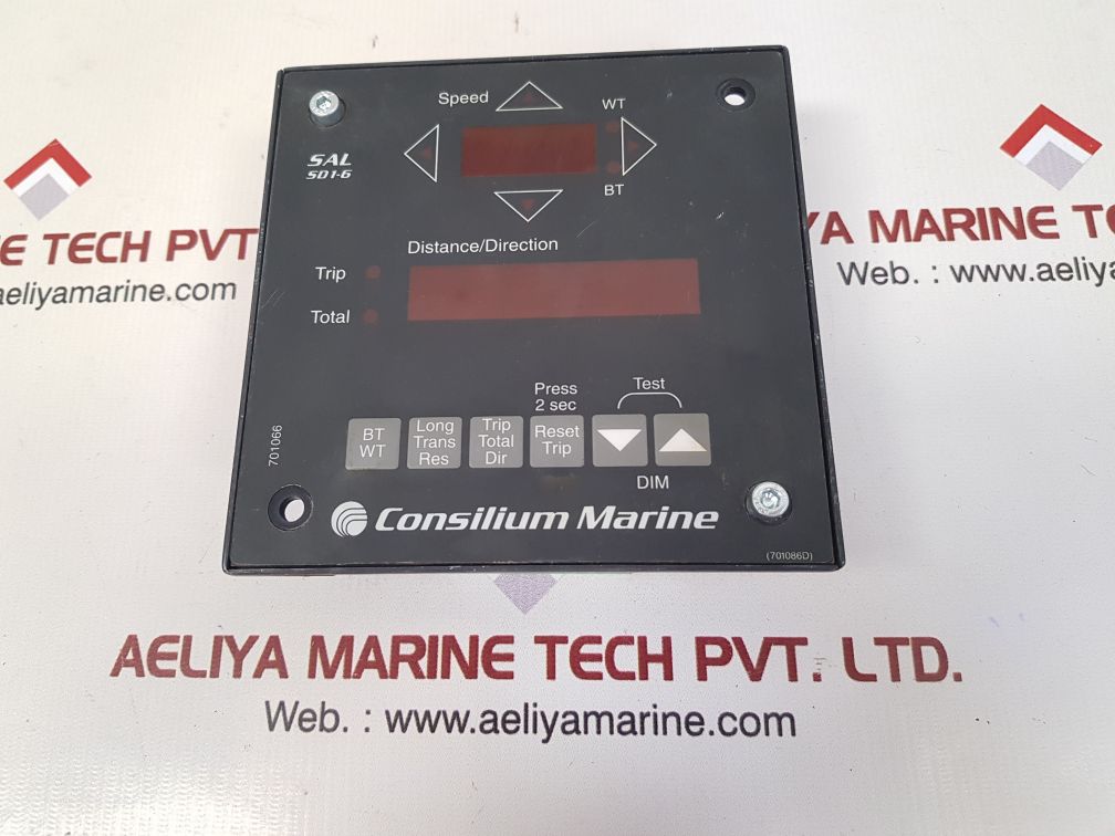 Consilium marine sal sd1-6 universal two-axis log display – Aeliya Marine Tech
