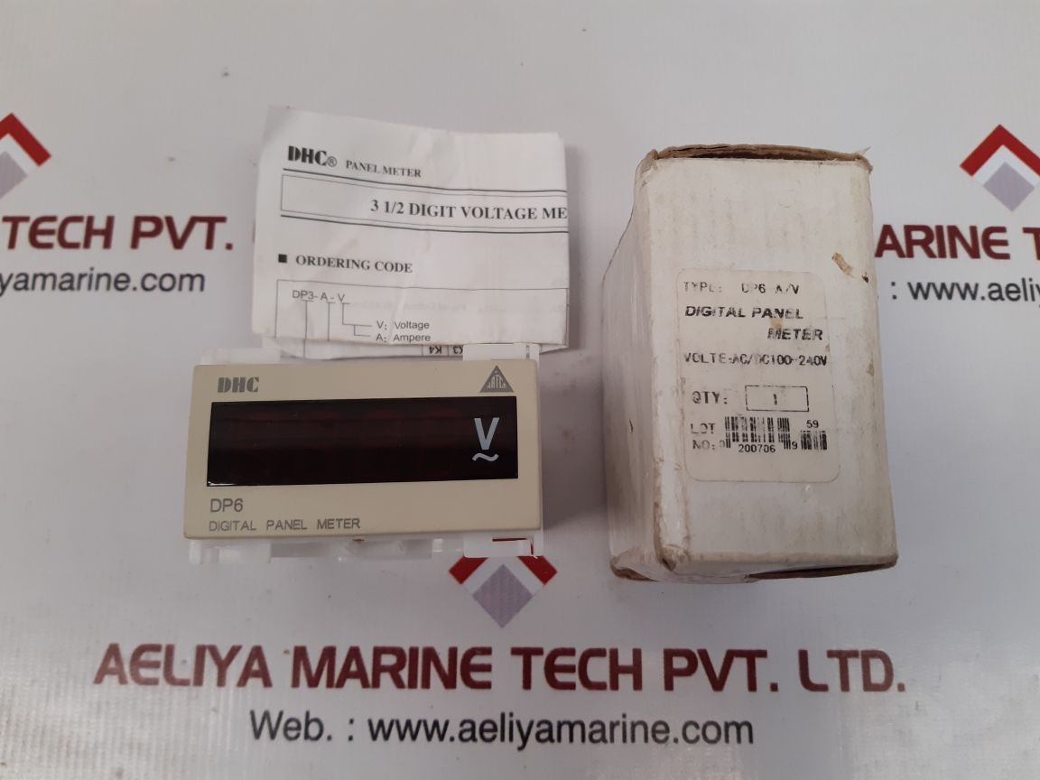 Dhc dp6 digital panel meter – Aeliya Marine Tech