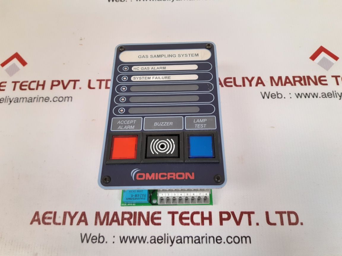 Omicron gas sampling system – Aeliya Marine Tech