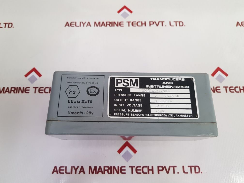 Psm 230/M4/3/1.758M Transducers And Instrumentation – Aeliya Marine Tech