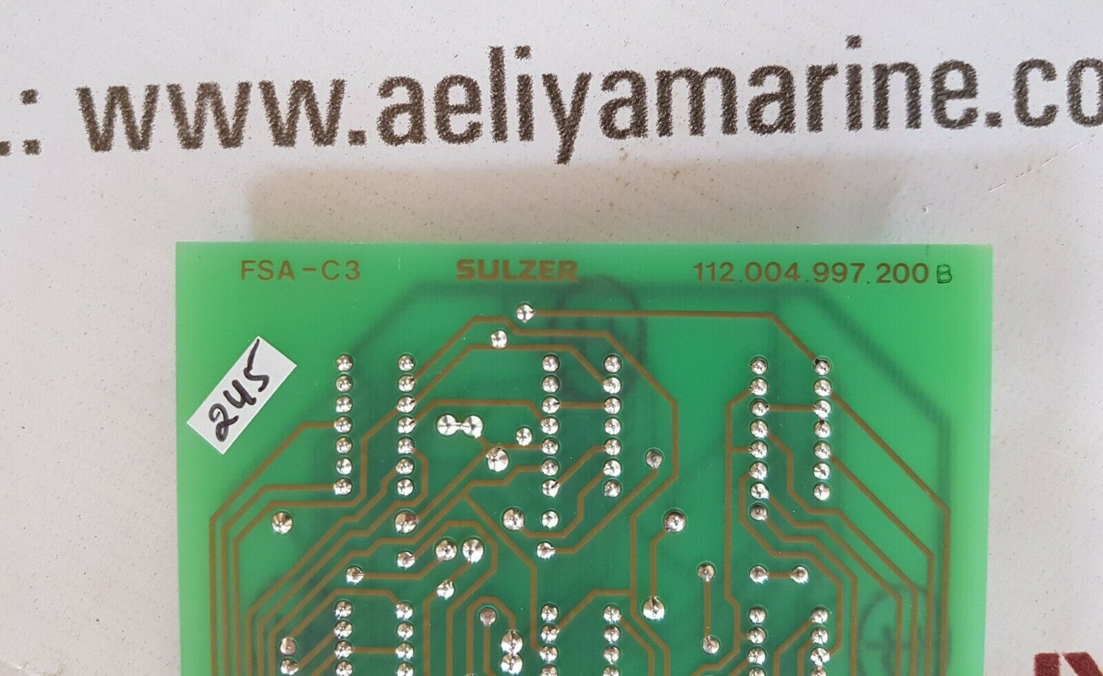 Sulzer fsa-c3 pcb card 112.004.997.200b – Aeliya Marine Tech