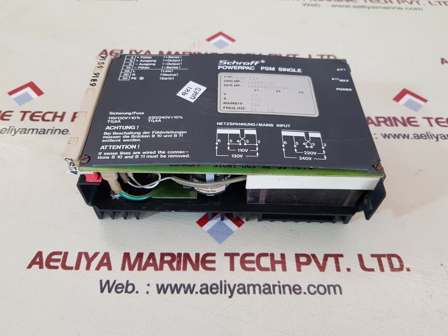 Schroff psm 124 powerpac psm single – Aeliya Marine Tech