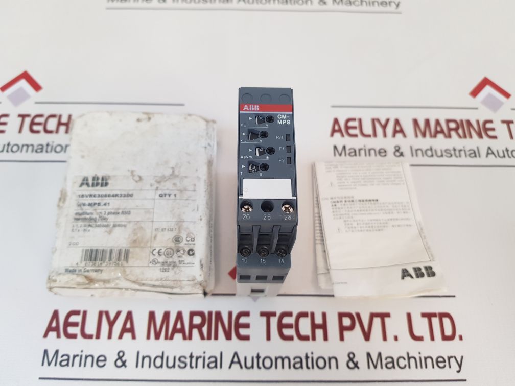 Abb Cm-mps.41 Monitoring Relay 1Svr630884R3300 – Aeliya Marine Tech