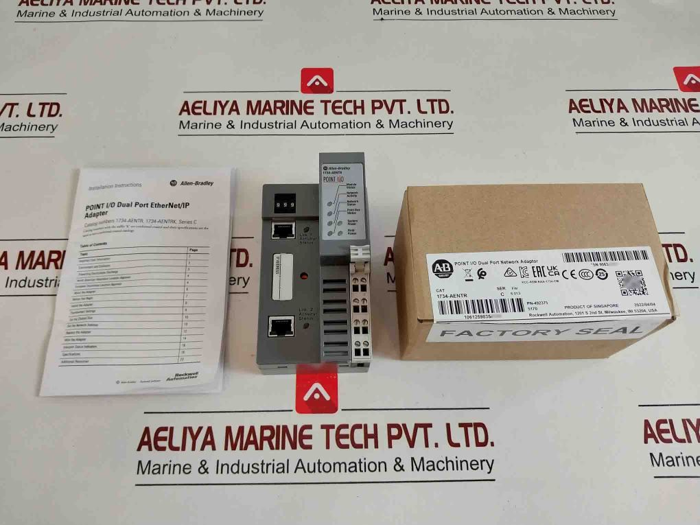 Allen-bradley 1734-aentr Point I/O Dual Port Network/ Ethernet/Ip Adapter – Aeliya Marine Tech