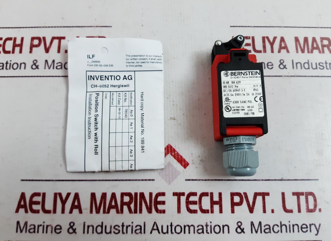 Bernstein 188 629 Position Switch – Aeliya Marine Tech