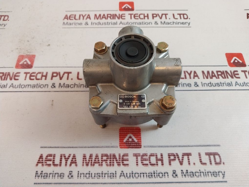 Bosch 0 481 026 005 Pneumatic Relay Valve – Aeliya Marine Tech