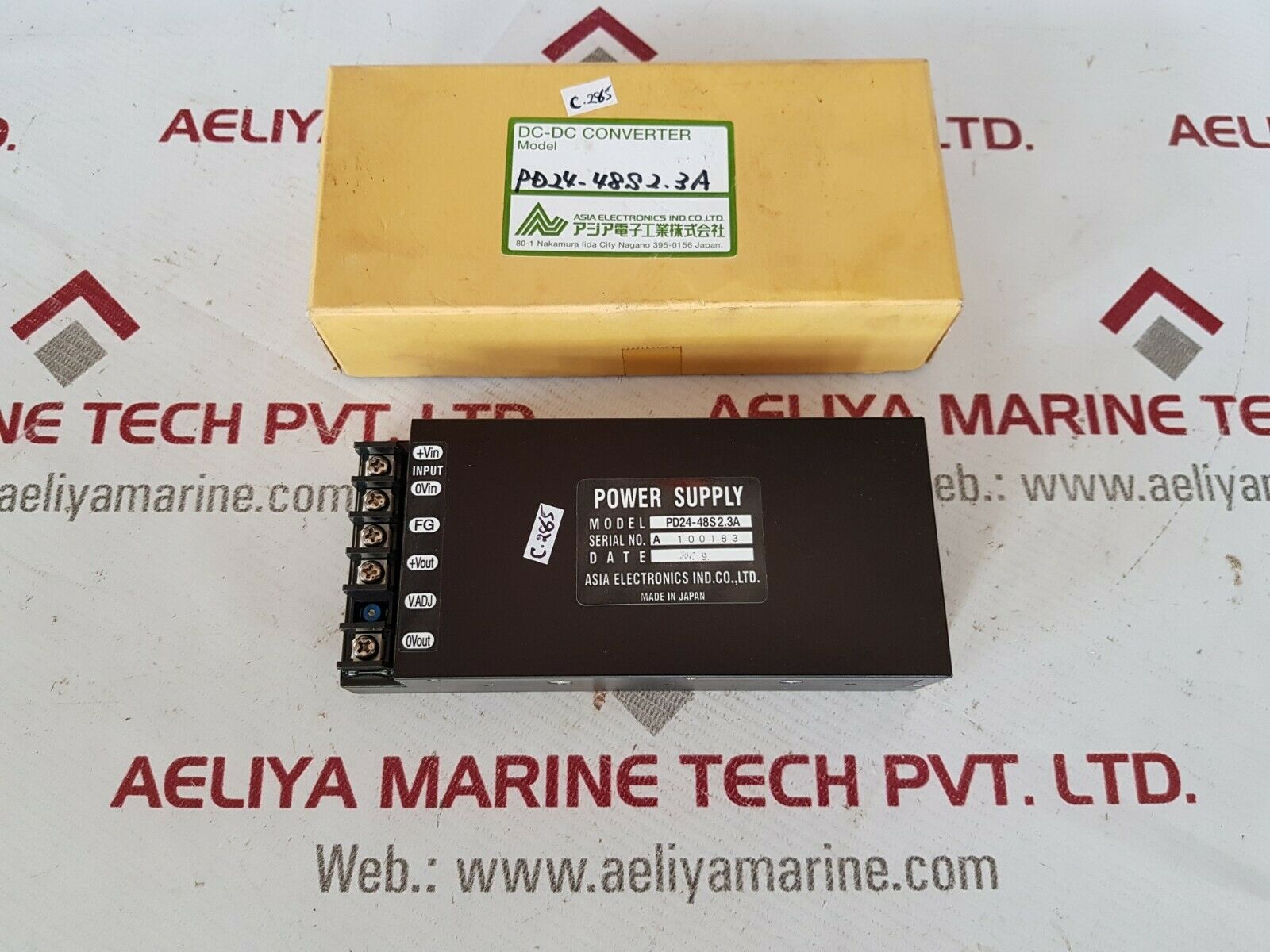 Asia electronics pd24-48s2.3a power supply dc-dc converter – Aeliya Marine Tech