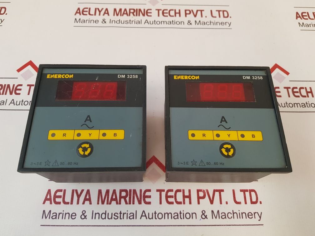 Enercon Dm 3258 Digital Panel Meter Ct 250/5A – Aeliya Marine Tech
