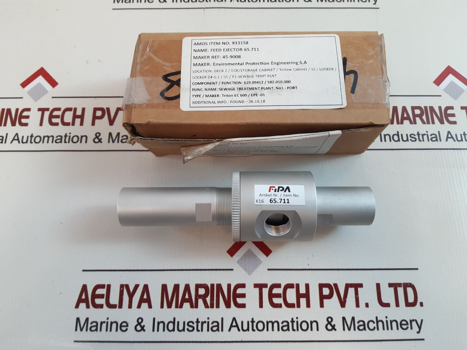 Fipa 65.711 Feed Ejector Triton Ec 600/ Epe-01 – Aeliya Marine Tech