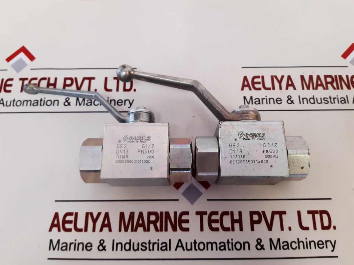 Gemels Ge2 G1/2 Dn13 Pn500 Ball Valve – Aeliya Marine Tech