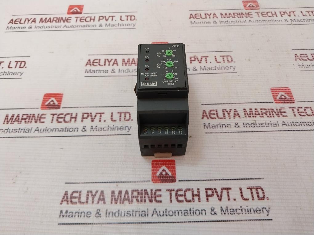 Gic Mg53Bf Voltage Monitoring Relay 415 Vac 47 To 63 Hz – Aeliya Marine ...
