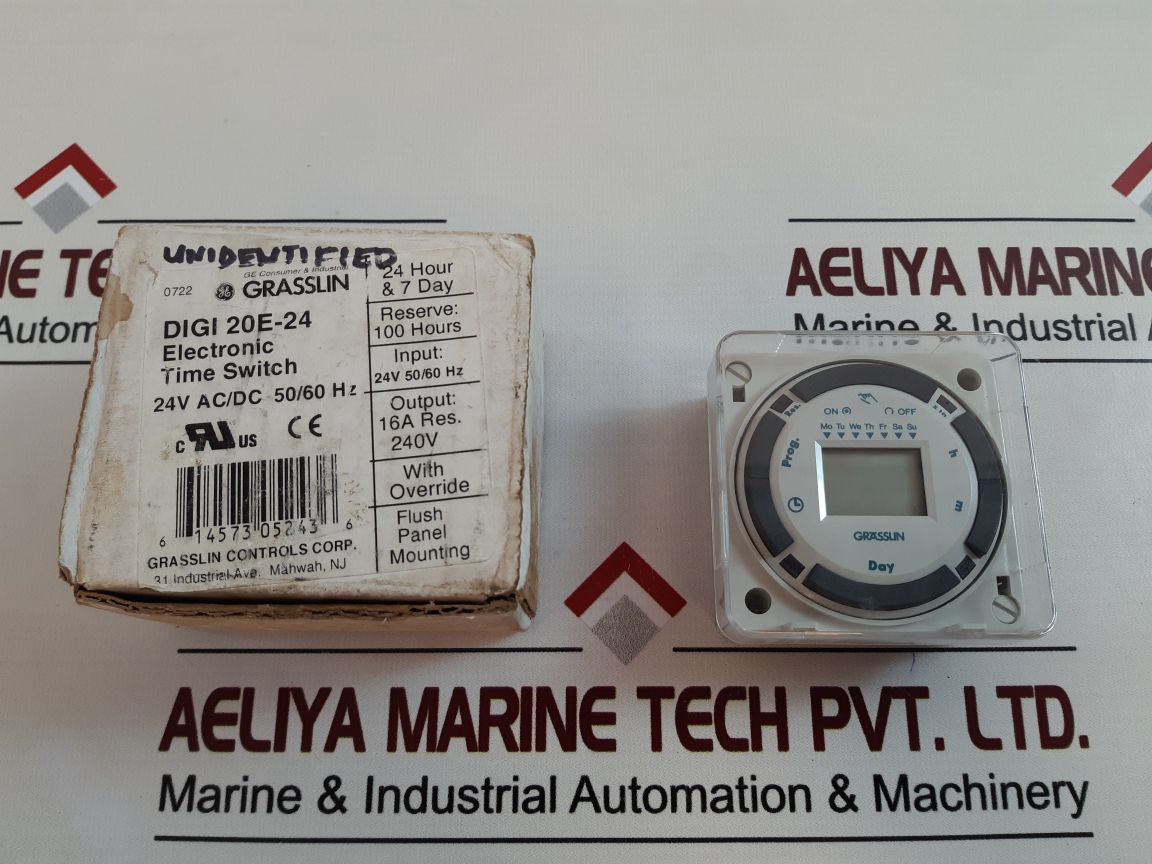 Grasslin digi 20e-24 electronic time switch – Aeliya Marine Tech