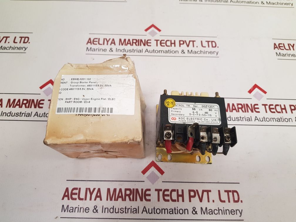Koc Electric Eswb.0201.102 Transformer – Aeliya Marine Tech