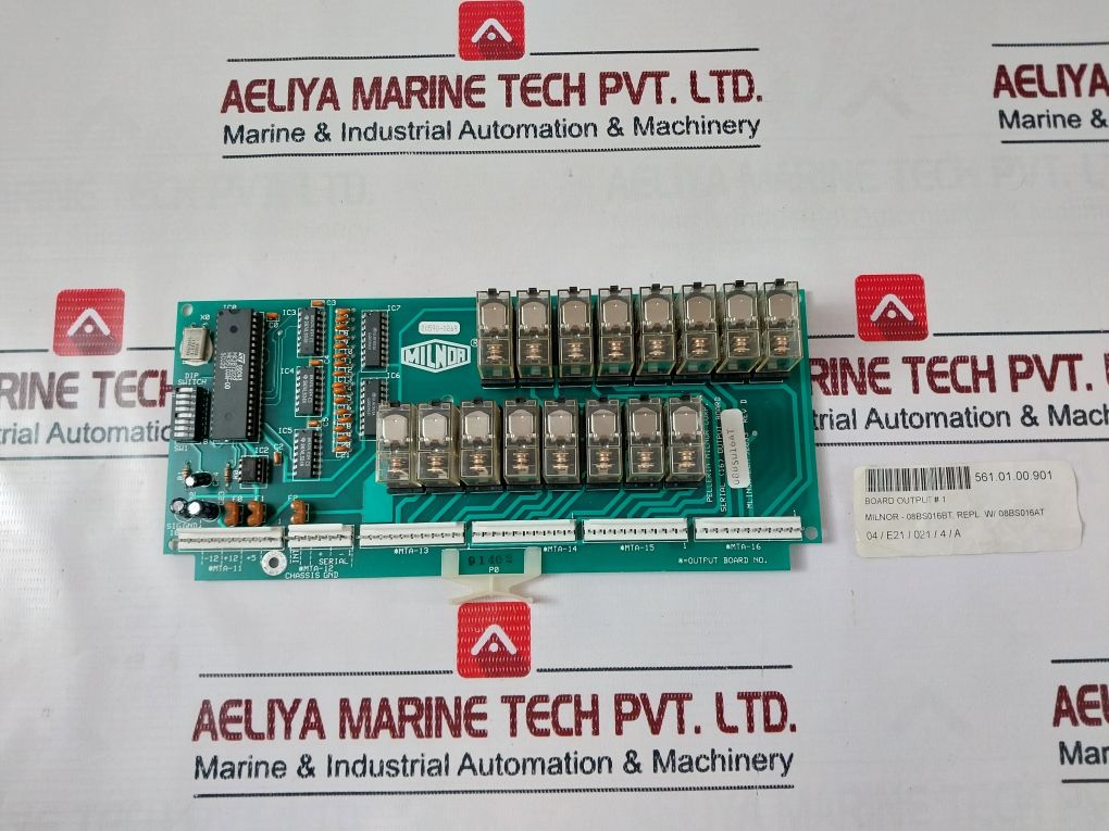 Pellerin Milnor 08BS016AT Serial (16) Output Board Rev D – Aeliya Marine Tech